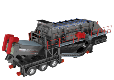 AGGRETEK Portable Wash Plant - Mobile wash plant solutions.